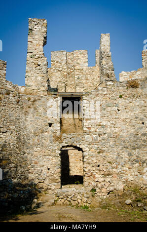 The famous castle of Platamonas. It is a Crusader castle in northern ...