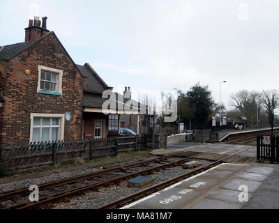 Former station building at Howden Railway Station, (now a residence ...