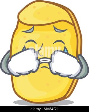 Sad of potato chips cartoon mascot style Stock Vector Image & Art - Alamy