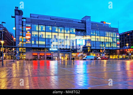 Kamppi bus terminal and shopping center exterior, Helsinki Finland ...