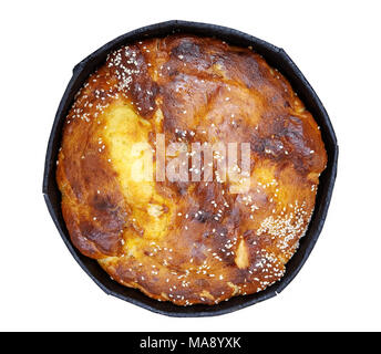 Traditional Romanian Christmas And Easter Cake Cozonac Closeup Stock ...