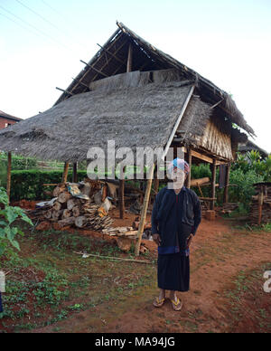 Vernacular village and house near Inle Lake in Shan State, Myanmar ...