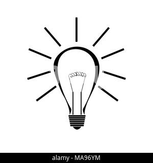 light bulb icon Stock Vector Image & Art - Alamy