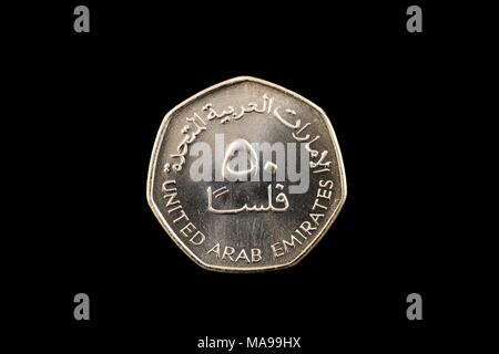 50 fils coin, United Arab Emirates Stock Photo - Alamy