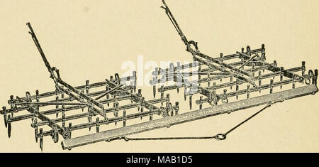 . STEEL FRAME SPRING TOOTH HARROW The latest improved fitted with ...