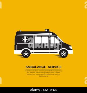 ambulance emergency background sign yellow and red stripes diagonally, ambulance emergency ...