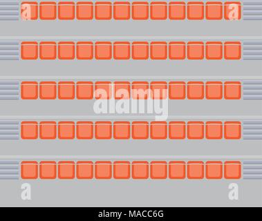 Top View show of Seats map at the football stadium Stock Vector Image ...