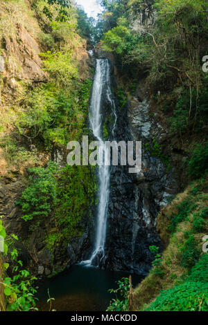 Full length, portrait of the beautiful Mainapi Waterfall located in ...