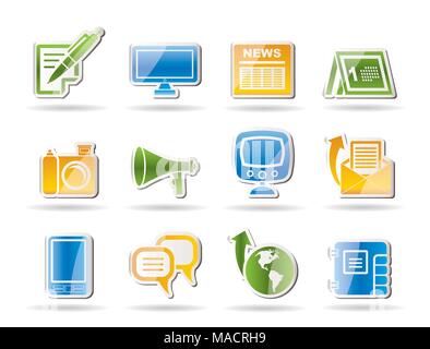 Communication Channels Icon Stock Vector Image & Art - Alamy