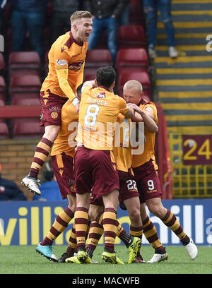 Motherwell's Chris Cadden Stock Photo - Alamy