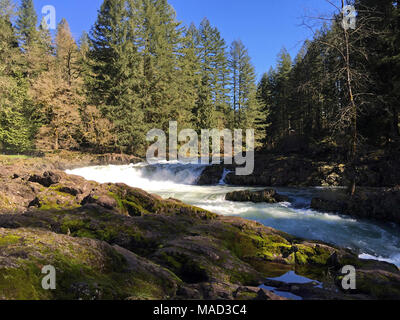 Lucia Falls Park at Lewis River in WA Stock Photo - Alamy