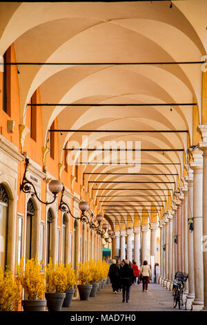 Covered portico in Modena Italy Stock Photo - Alamy
