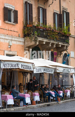 Pizzeria restaurant on Piazza Navona, Rome, Lazio,Italy Stock Photo - Alamy