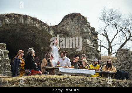 The last days of Jesus Christ, from premonition in the garden of ...
