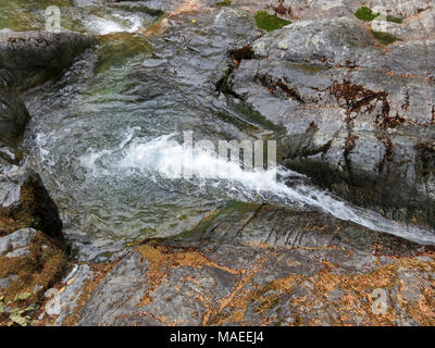 Natural Rock Water Slide at Opal Creek Wilderness in OR Stock Photo - Alamy