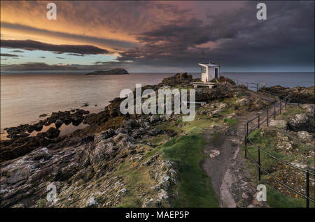 The Lookout Cabin and Craigleith Island, North Berwick Harbour, East ...