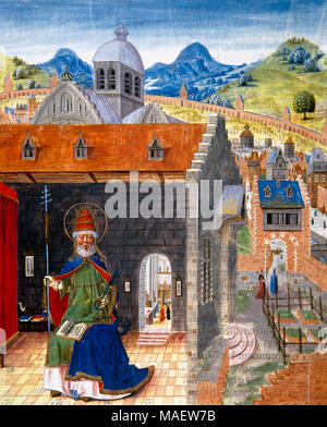Lambert of St. Omer Liber Floridus 1460 Stock Photo - Alamy