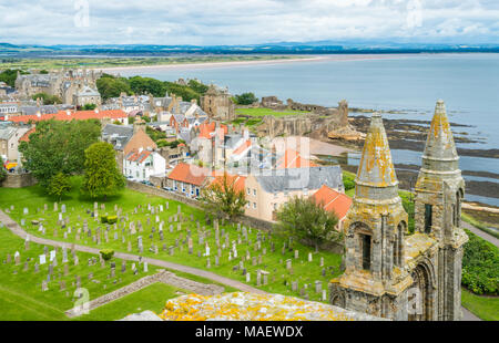 Panoramic view from Saint Andrew's Cathedral, Scotland Stock Photo - Alamy