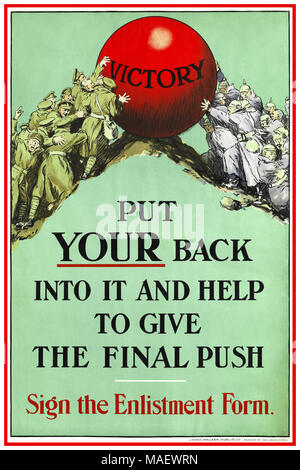 Back of a large poster from the German election advertising campaign ...