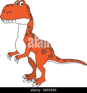 Dinosaur Tyrannosaurus Rex, T-Rex cartoon Stock Vector Image & Art - Alamy