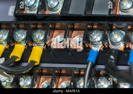 about the junction box of electrical panel machine and inside there are ...