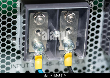 about the junction box of electrical panel machine and inside there are ...