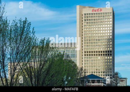 Coca-Cola international headquarters building in Atlanta, Georgia, USA ...