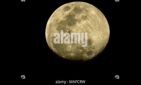 Big zoomed Moon Stock Photo - Alamy