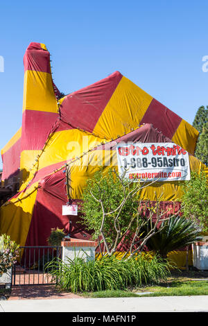Tented house for termite treatment Stock Photo - Alamy