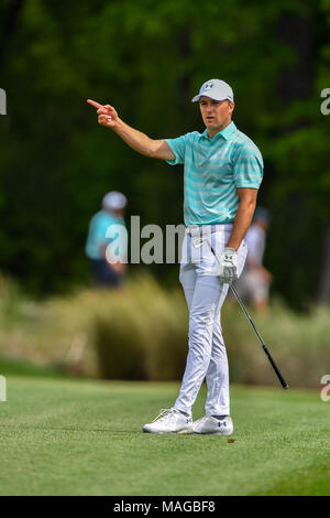 Humble, Texas, USA. 1st Apr, 2018. Nate Lashley in action during the ...