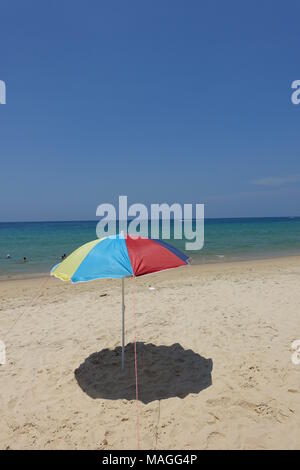 14 March 2018, Thailand, Karon Beach: Tourists walking and sunbathing ...
