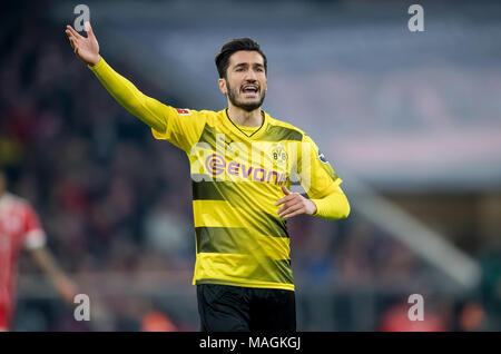 31 March 2018: Germany, Munich: Soccer, German Bundesliga, FC Bayern ...