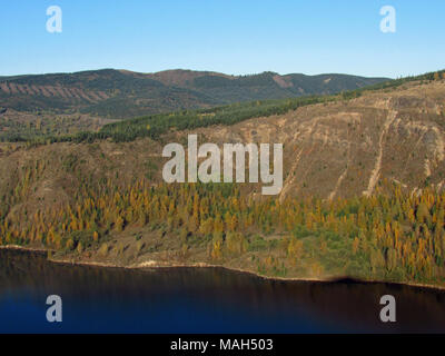 Coldwater Lake Loop Trail in WA Stock Photo - Alamy