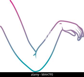 arm human relax icon Stock Vector Image & Art - Alamy