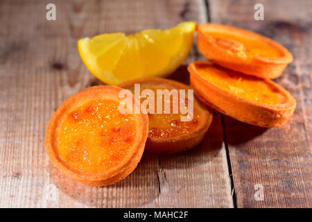 French petites tartlets Bonne Maman - lemon Stock Photo - Alamy