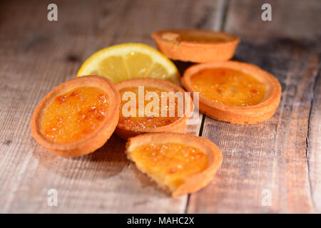 French petites tartlets Bonne Maman - lemon Stock Photo - Alamy