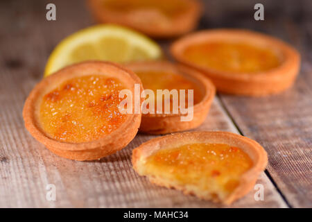 French petites tartlets Bonne Maman - lemon Stock Photo - Alamy