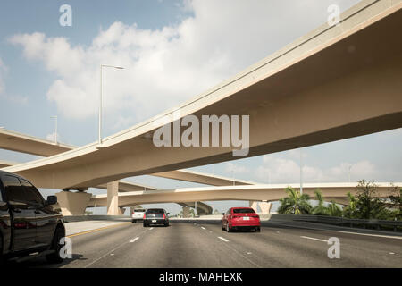 Multi-layered highway overpass Stock Photo - Alamy