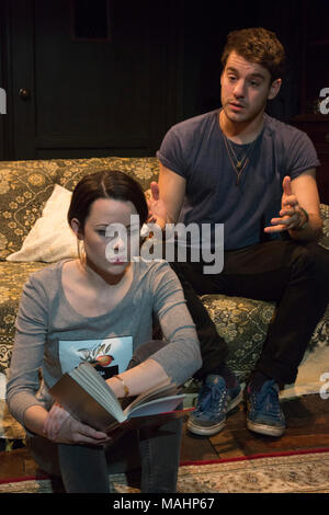 London, UK. 8 January 2015. Georgia Henshaw as Clara and James Musgrave ...