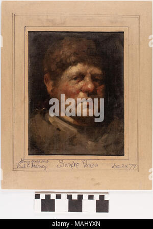Don Quixote and Sancho Panza, painting in oil on canvas by Honoré ...