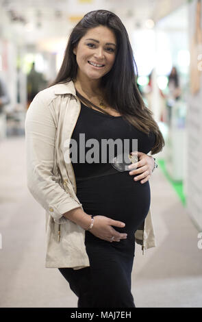 Casey Batchelor attends the Baby Show at ExCeL London on Friday March 2 ...