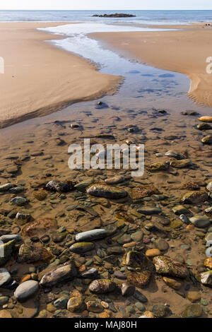 Porth Trwyn on the Anglesey coast North Wales Stock Photo - Alamy