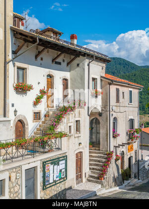 Scenic sight in Opi, rural village in Abruzzo National Park, province ...