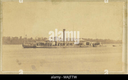 Gunboat on James River Stock Photo - Alamy