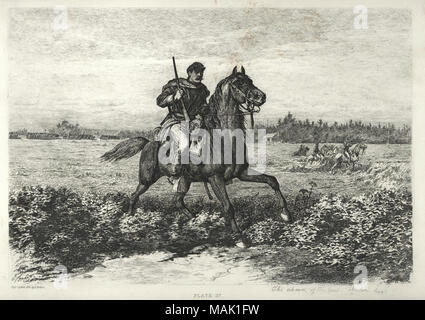 An advance of the cavalry skirmish line Stock Photo - Alamy