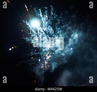 Firework at moment of explosion Stock Photo - Alamy