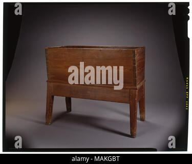 Dough Trough Owned By Jean Ribault Of Ste. Genevieve Stock Photo - Alamy