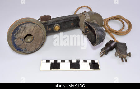 World War 2 Military telephone with box. UK Stock Photo - Alamy
