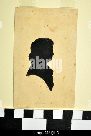 Silhouette of Harriet Kennerly Clark Stock Photo - Alamy