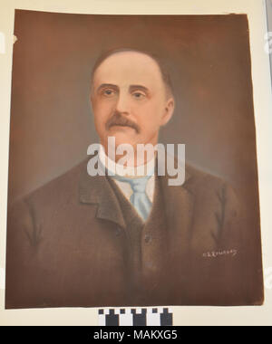 Pastel Portrait Drawing of Samuel Hays by O.L. Erickson Stock Photo - Alamy